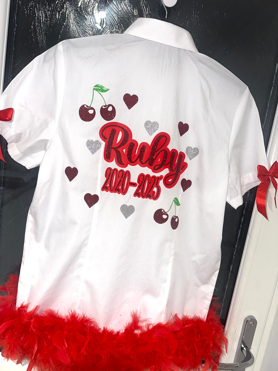 Leavers shirt cherry design – Personalised by Kavanna