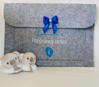 Pregnancy notes folder – Personalised by Kavanna